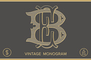 BE Monogram EB Monogram, a Branding & Logo Template by Shuler Studio