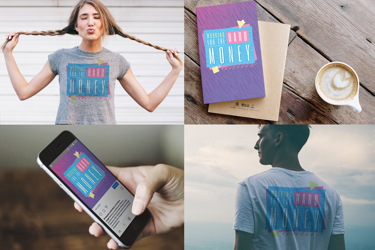 1980s Retro Logo Design Template, a Branding & Logo Template by ...