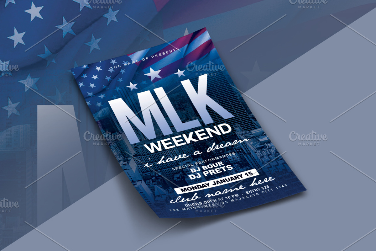 MLK Weekend Flyer, a Flyer Template by AyumaDesign