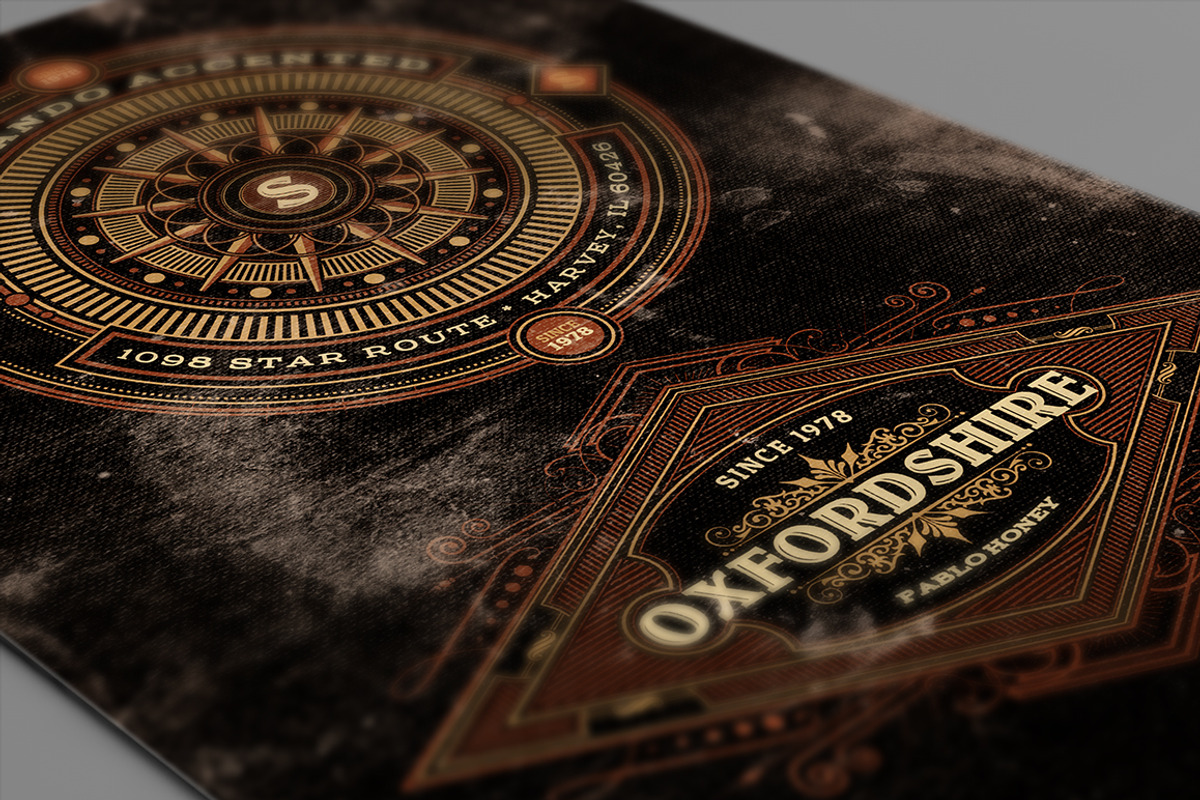 Complex Logos/Signs/Badges v.2, a Branding & Logo Template by Cruzine