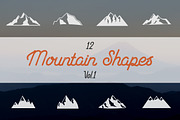 Mountain Shapes Collection. Vol.1 | Illustrations ~ Creative Market