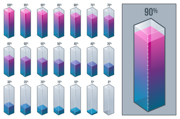 Bar Graph Chart. Infographic Element, an Object Graphic by Shurik76