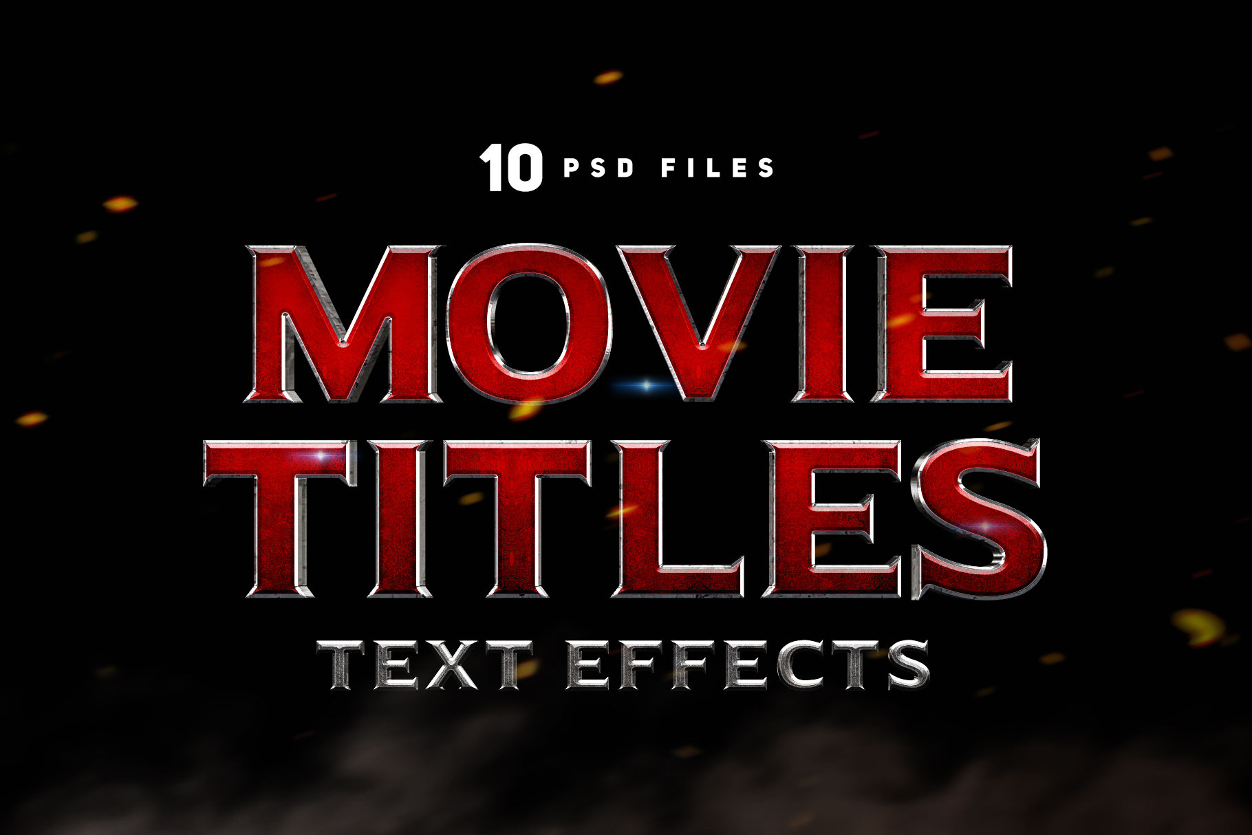 Movie Title Text Effects, a Layer Style Add-On by MahmoudWally