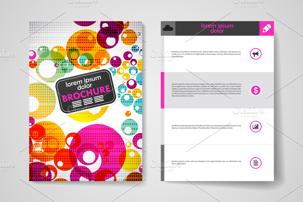 Colourful brochure templates, a Brochure Template by Palau