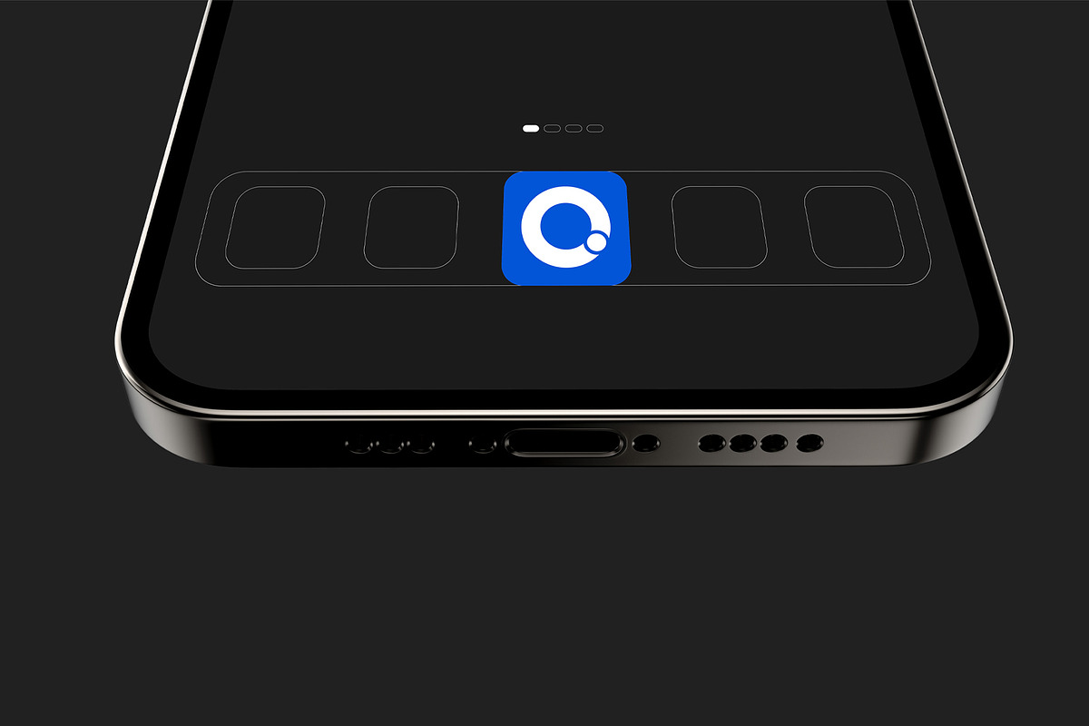 Modern Mobile App Icon Mockup