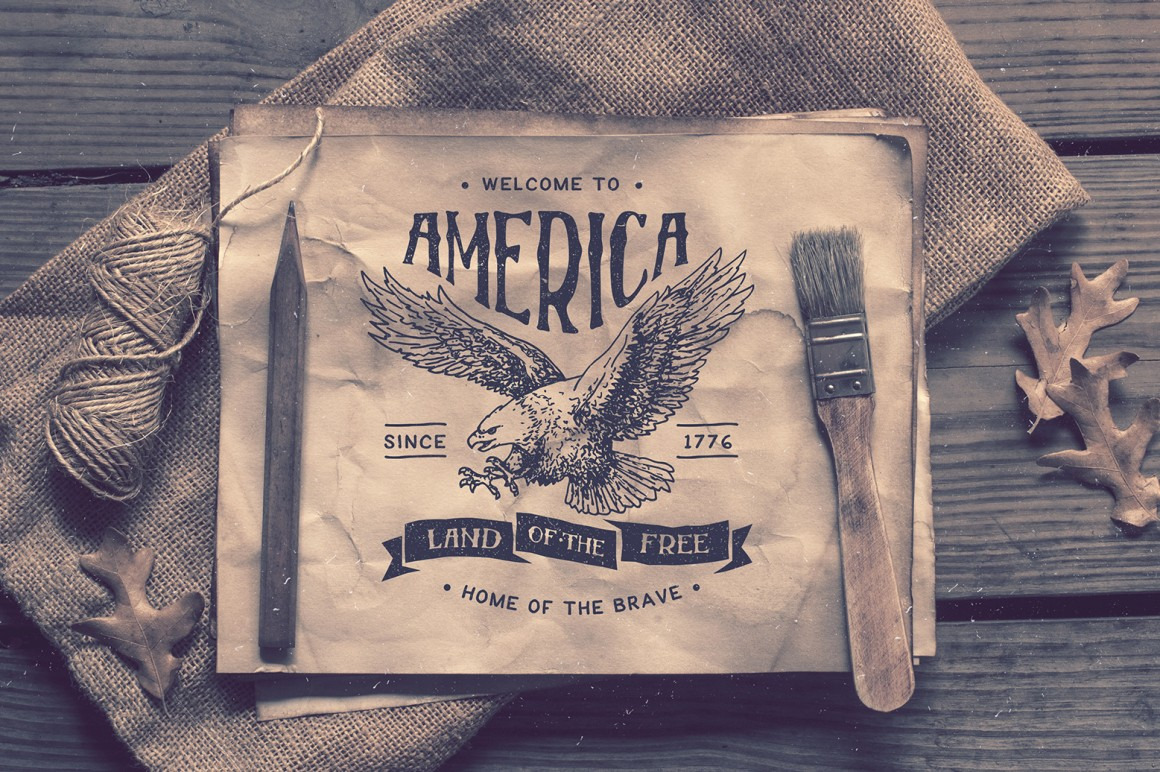 Aged & Wrinkled Paper Mockup Set, a Mockup by WeGraphics