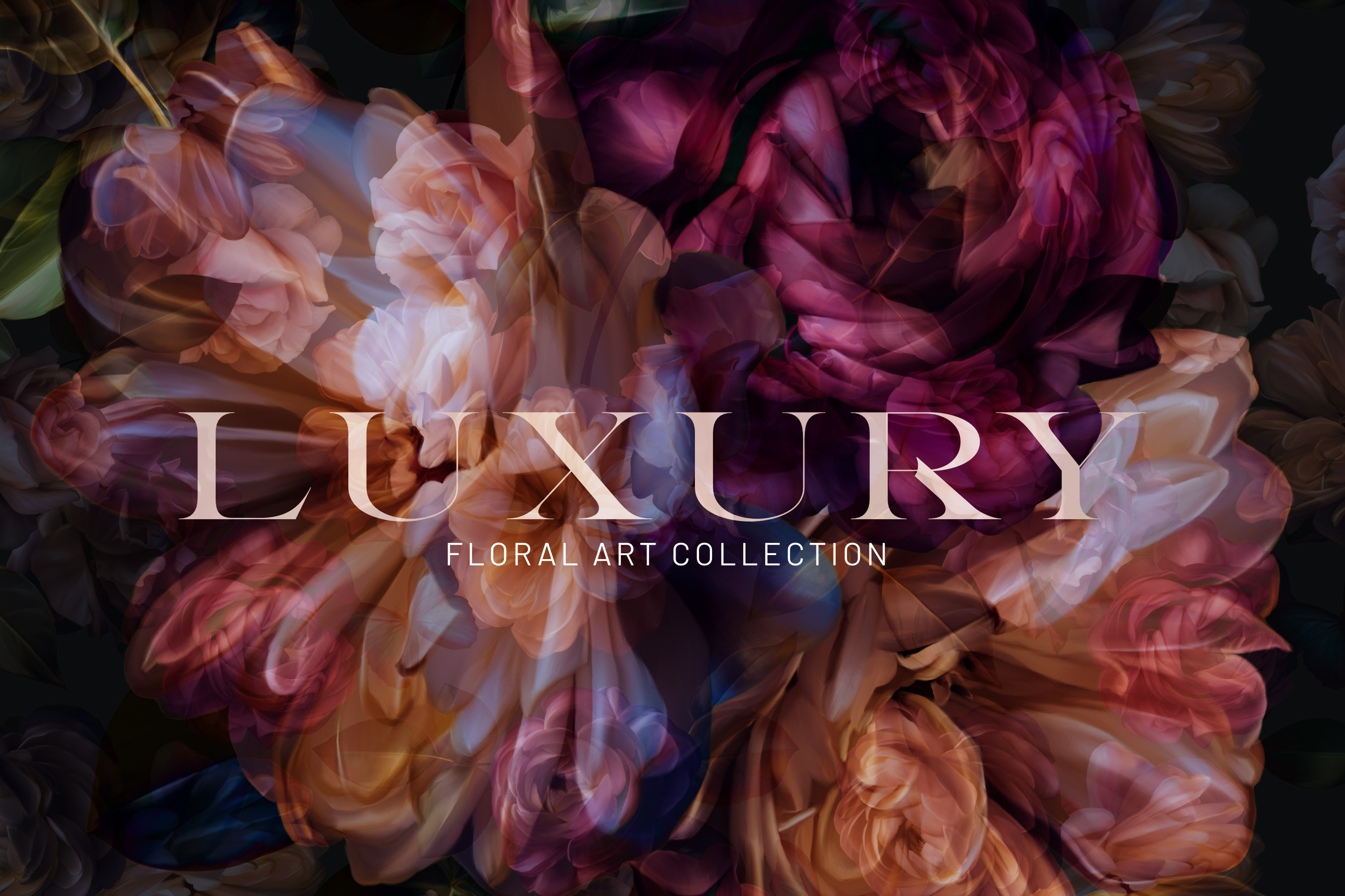 Luxury Hand Painted Floral Art, an Object Illustration by Eclectic ...