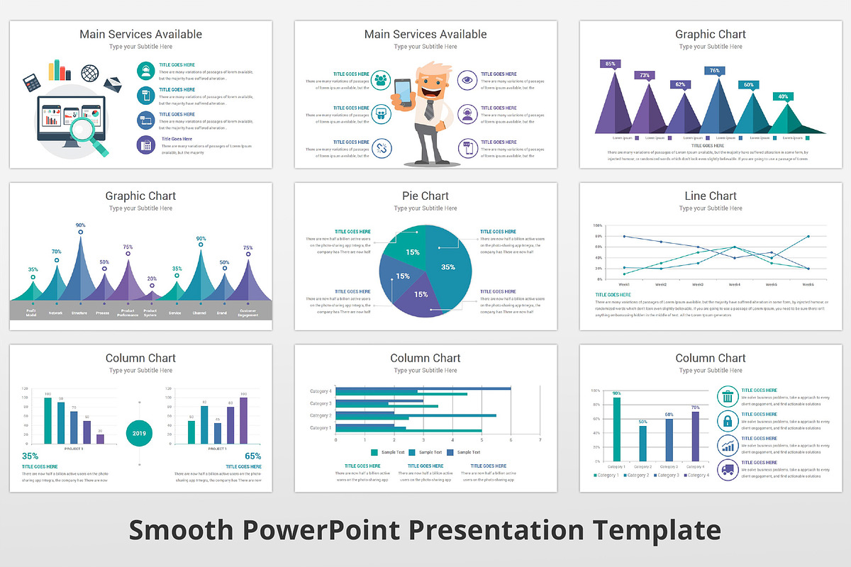 Smooth PowerPoint Template, a Presentation Template by GraphicStan