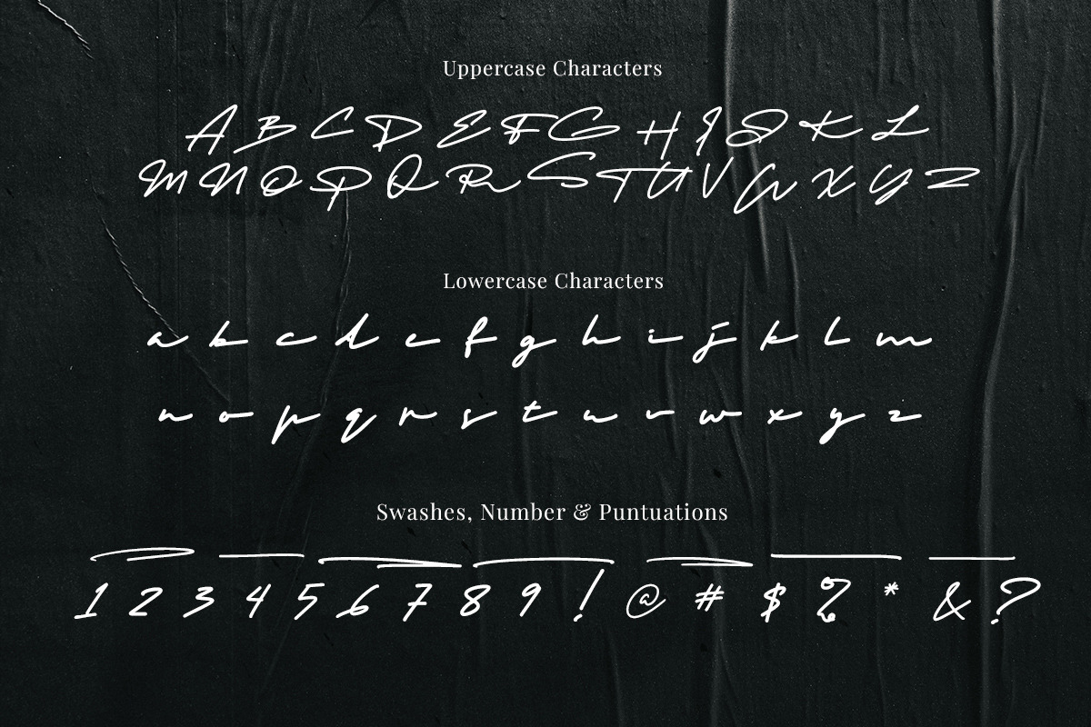 Gradation - Realistic Signature Font