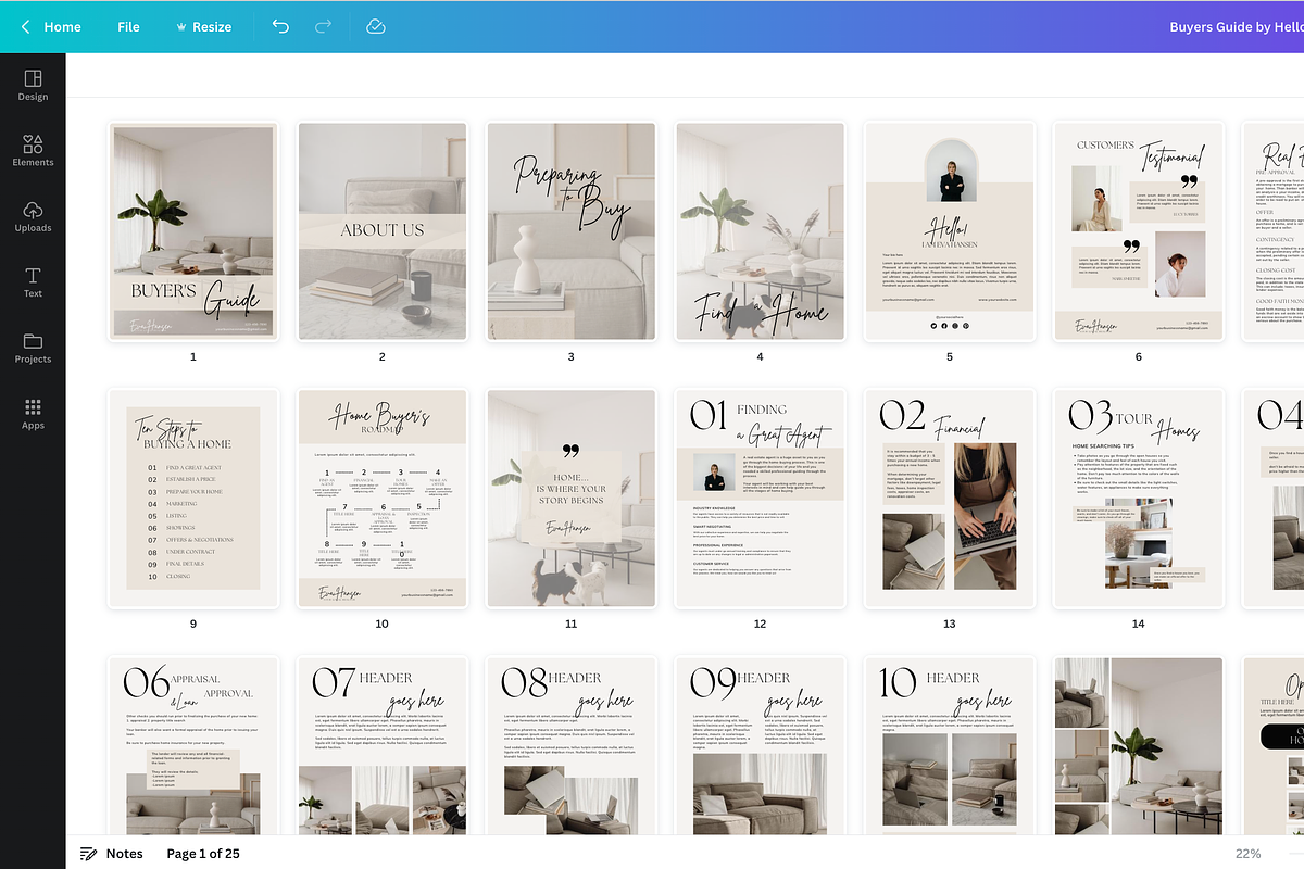 Real Estate Buyer's Guide Template