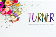 Turner, a Font by OnTheSpotStudio