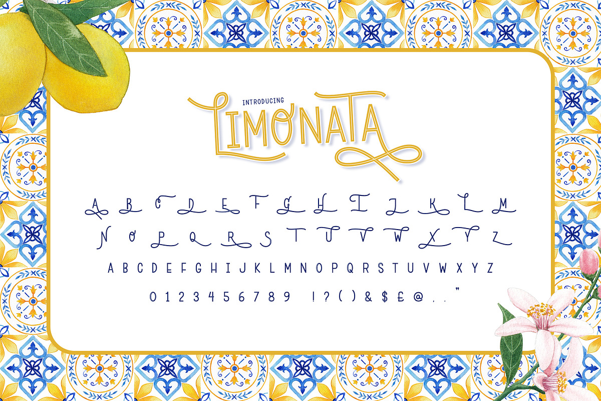 Limonata Font, a Sans Serif Font by Salt & Pepper Designs