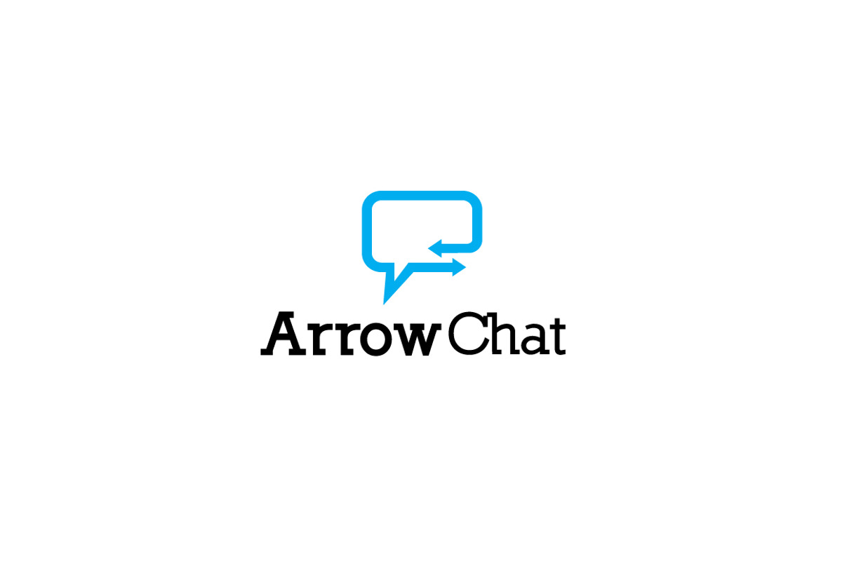Arrow Chat Logo Template, a Branding & Logo Template by Logo20
