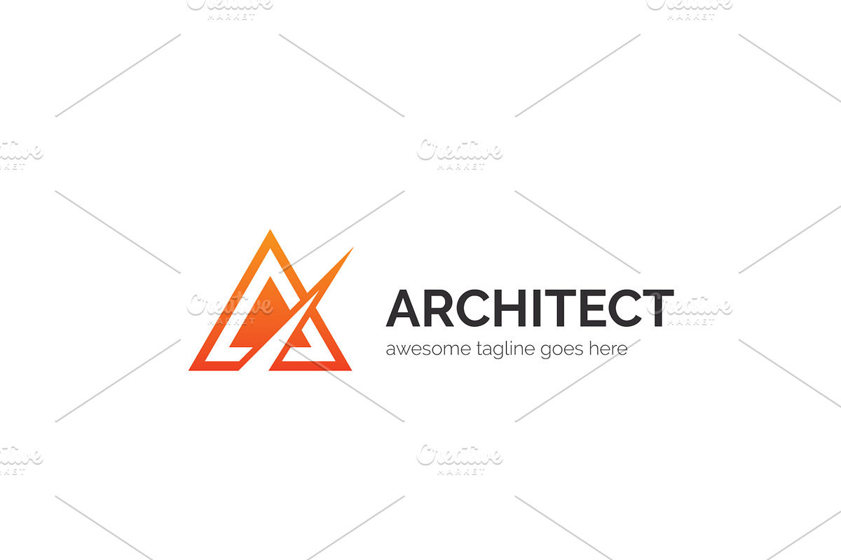 Architect Letter A Logo, a Branding & Logo Template by XpertgraphicD