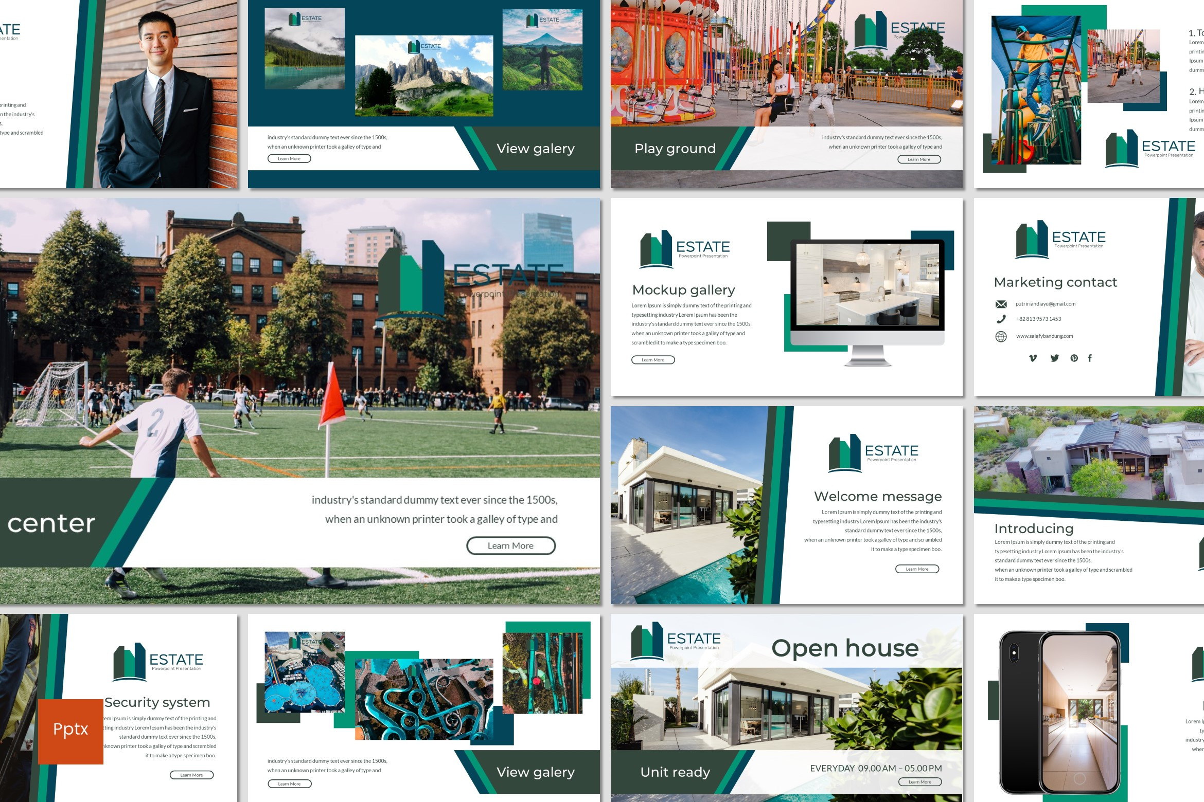 Estate - Powerpoint Template, a Presentation Template by inspirasign