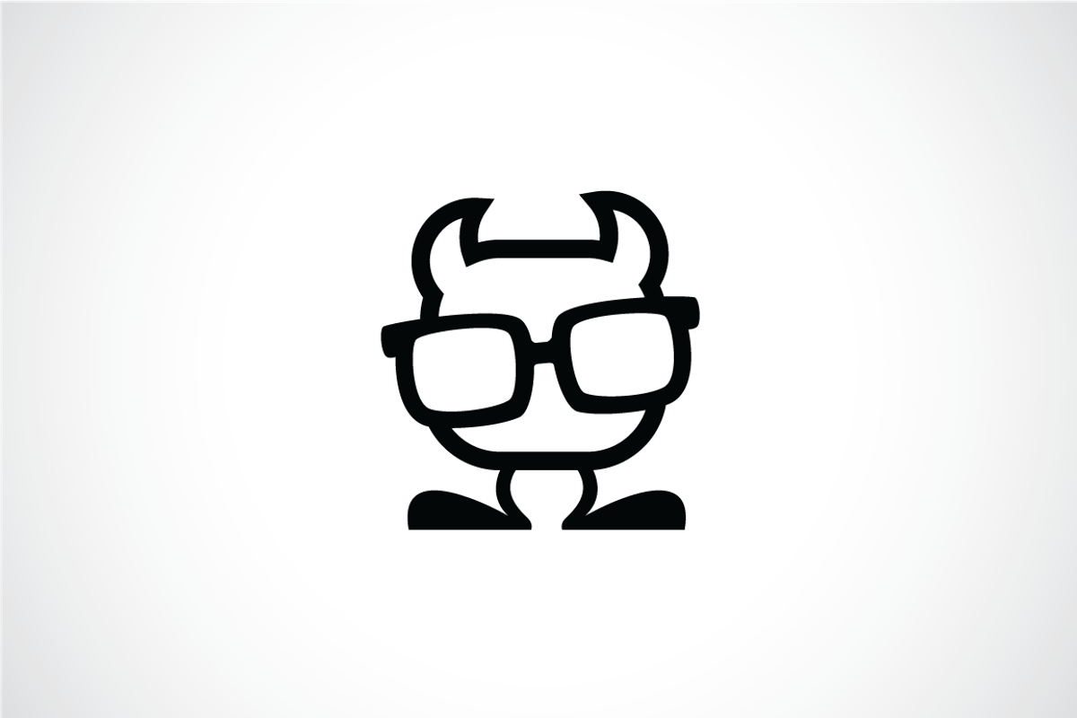 Evil Devil Geek Logo Template, a Branding & Logo Template by Heavtryq ...