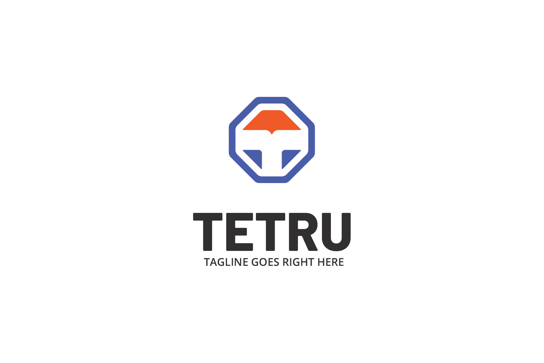Tetru Letter T Logo, a Branding & Logo Template by Tovarkovdesign