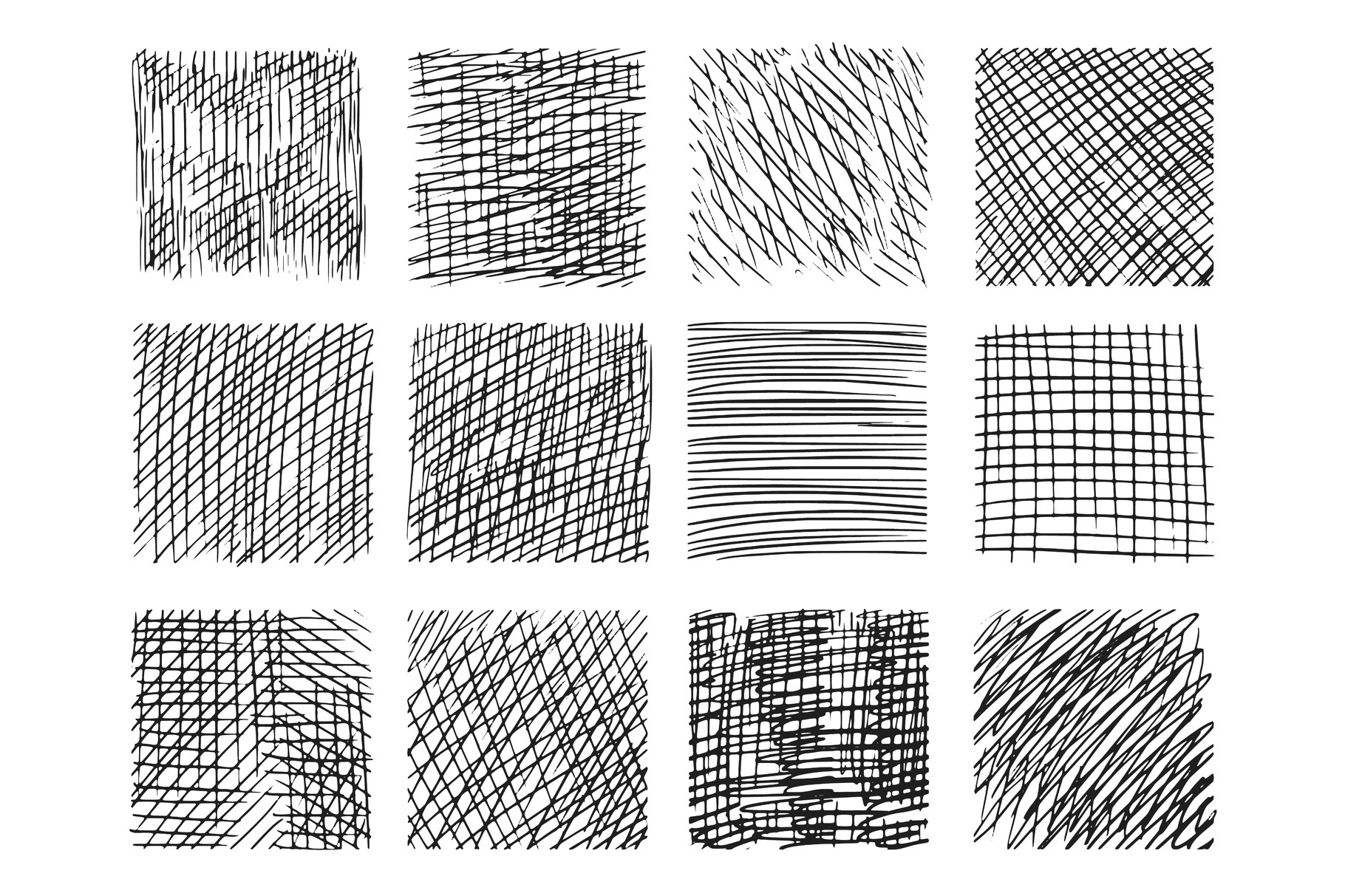 Pencil sketch hatching with criss | Texture Illustrations ~ Creative Market