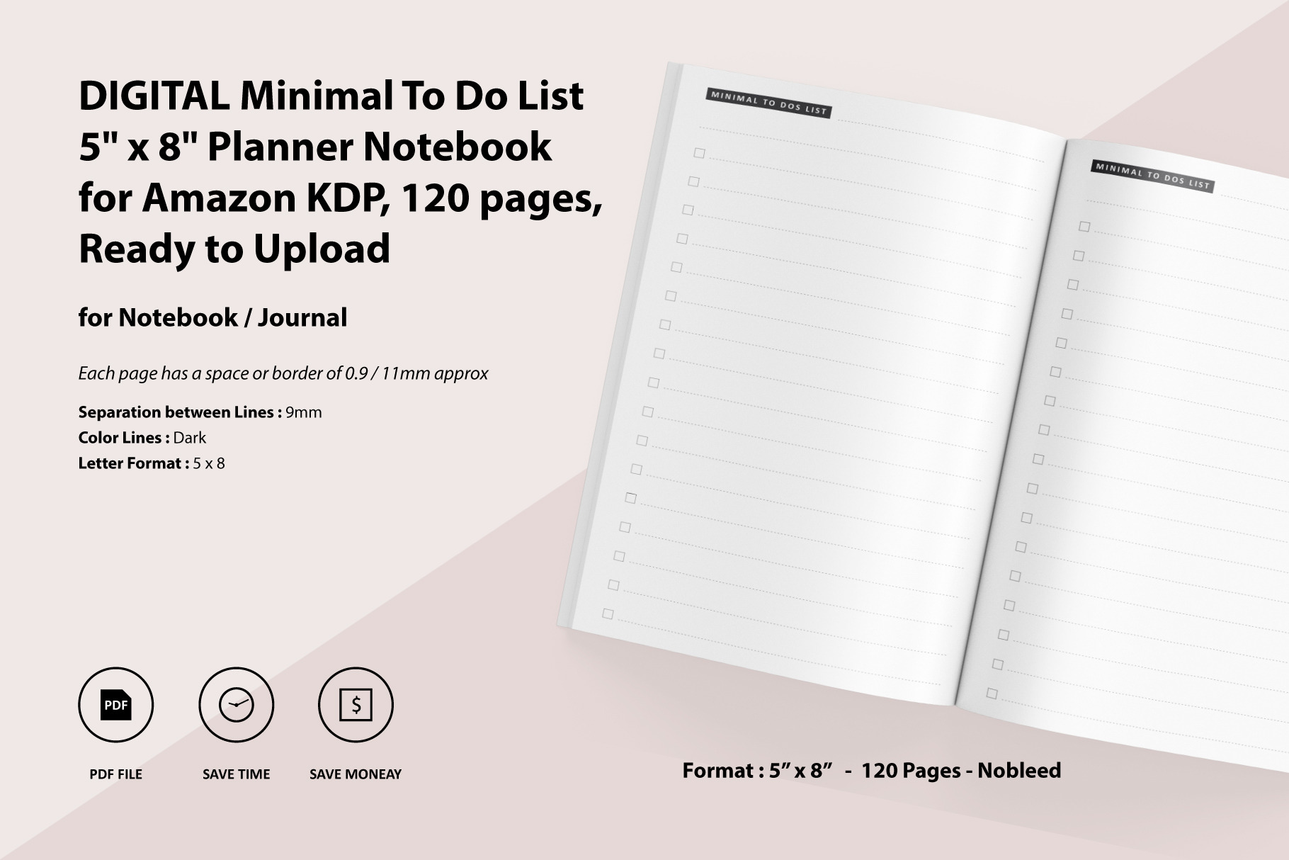 DIGITAL Minimal To Do List, a Brochure Template by Creativekdp