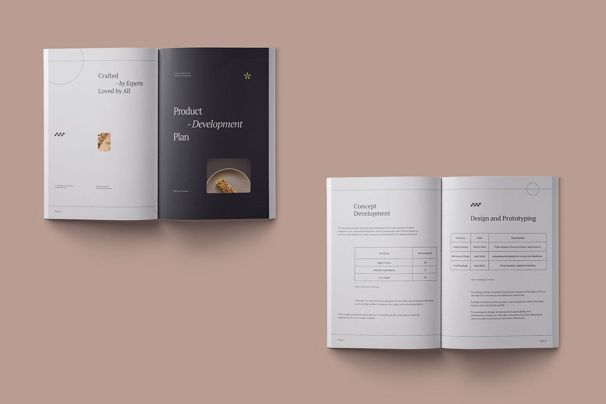 Food Product Proposal - Nuufud, a Brochure Template by fakhroo