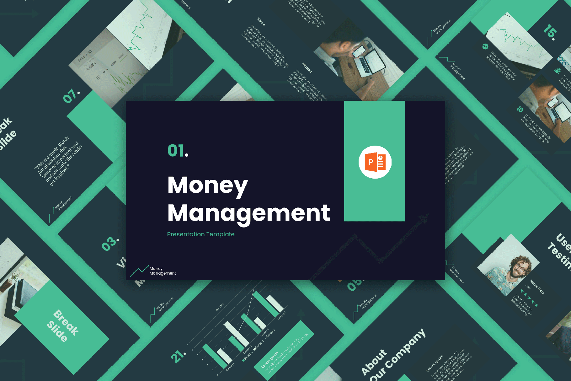 Money Management Powerpoint Template, a Presentation Template by Jaruka ...