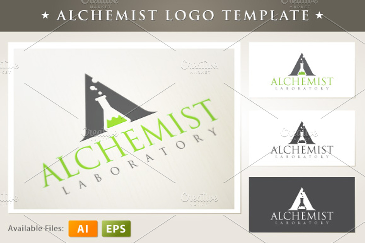Alchemist Logo Template, a Branding & Logo Template by mikailain