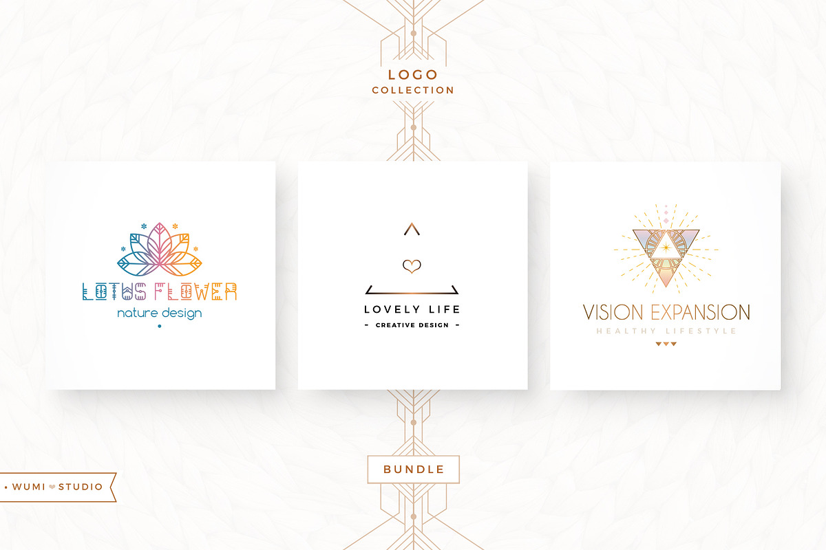 BUNDLE - Sacred Logos, a Branding & Logo Template by Wumi Studio