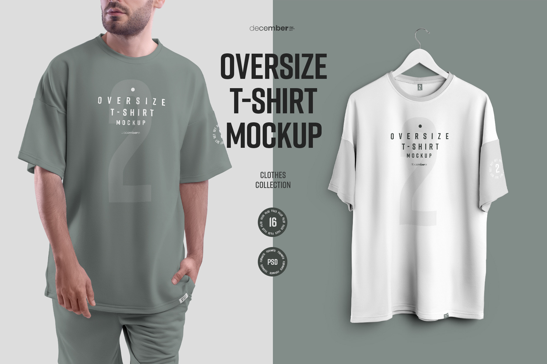 16 Mockups Oversize T-shirt, a Shirt Mockup by Grow Design Craft Studio