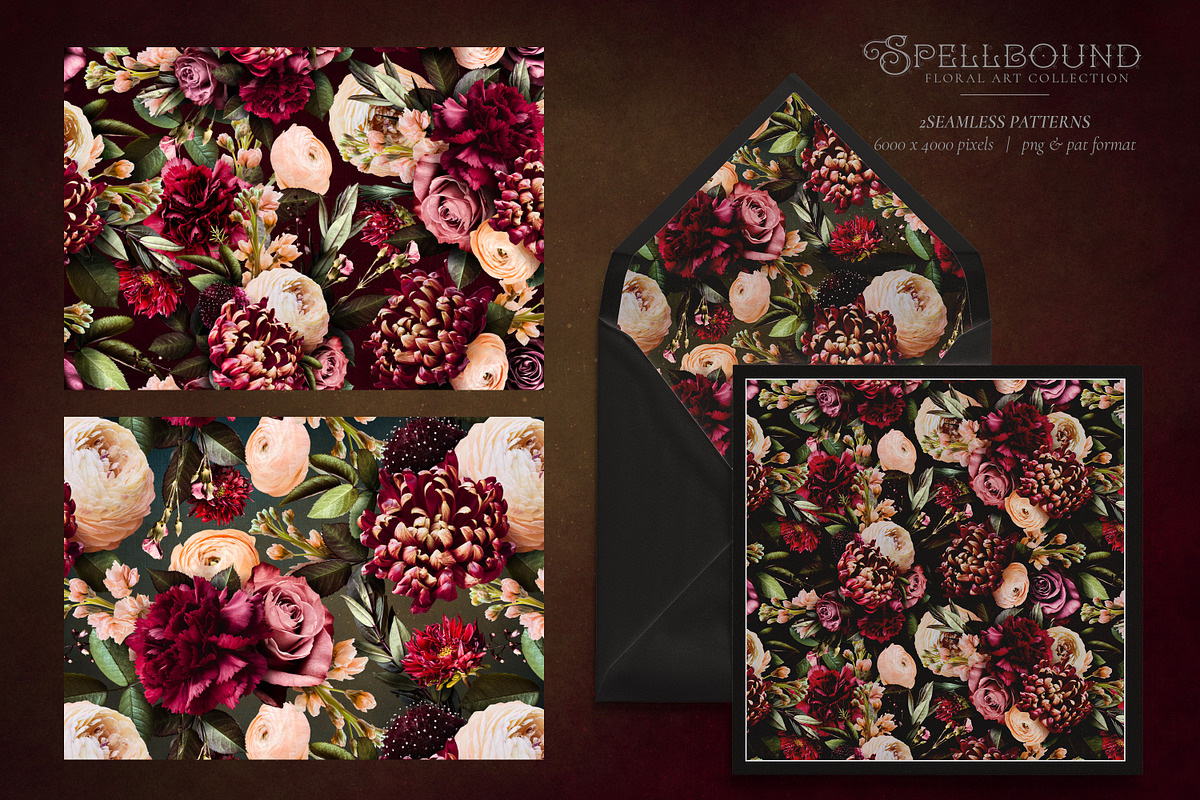 Spellbound Floral Art Collection, an Object Graphic by Eclectic Anthology
