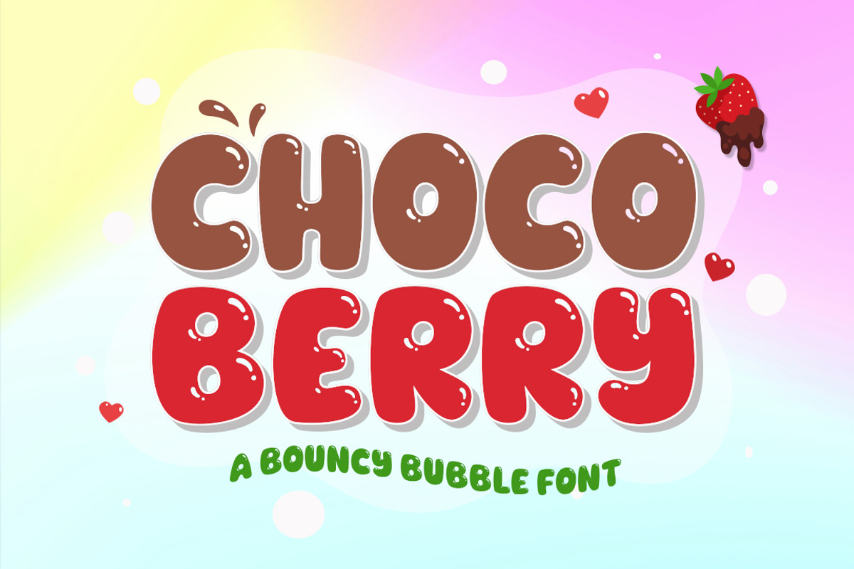 CHOCO BERRY FONT, a Handwritten Font by Fargun Studio
