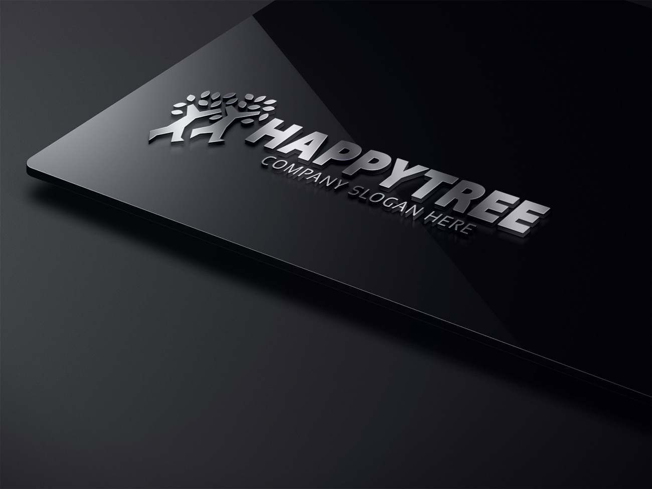 Happy Tree Logo, a Branding & Logo Template by essegraphic | Creative ...