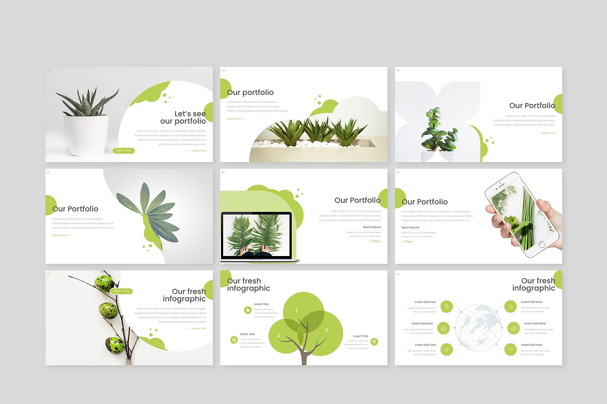 Organic - Powerpoint Template, a Presentation Template by inspirasign ...