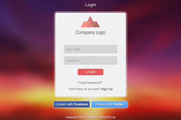 Bootstrap 3.2 Responsive Login, a Bootstrap Template by Responsive ...