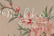 Mikha Family, a Script Font by Eurotypo