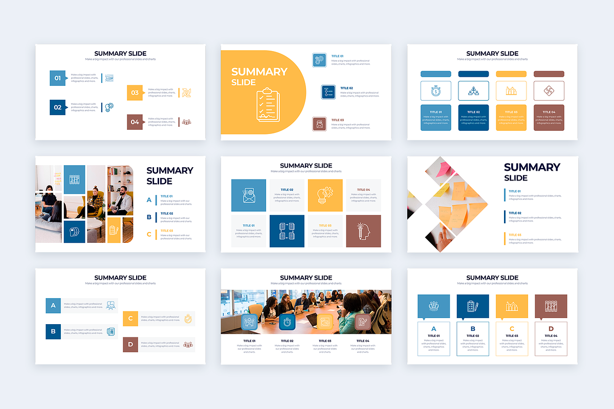 Summary Powerpoint Templates, a Presentation Template by Slidesmash