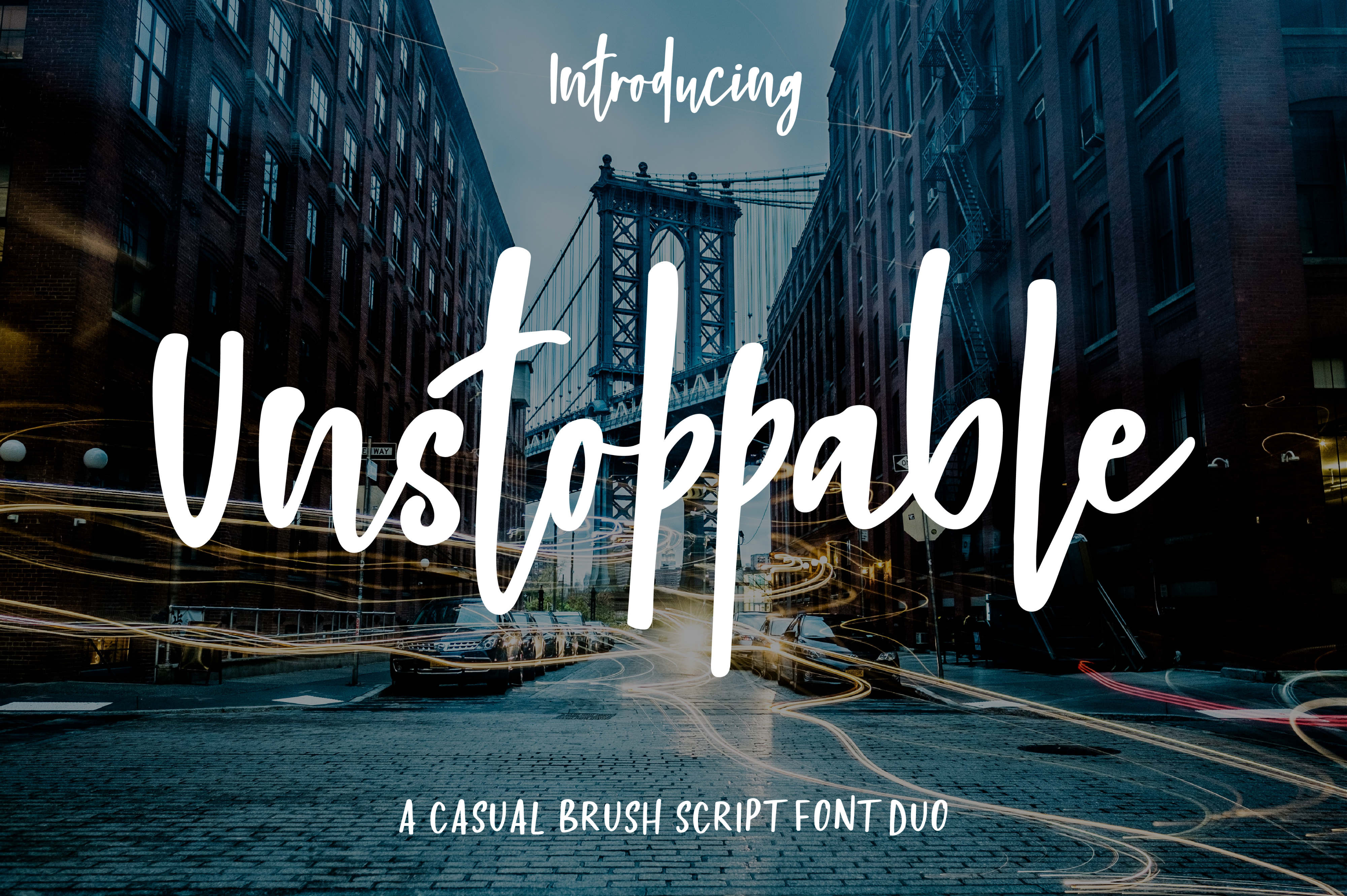 Unstoppable Font Duo, a Script Font by theinkaffair