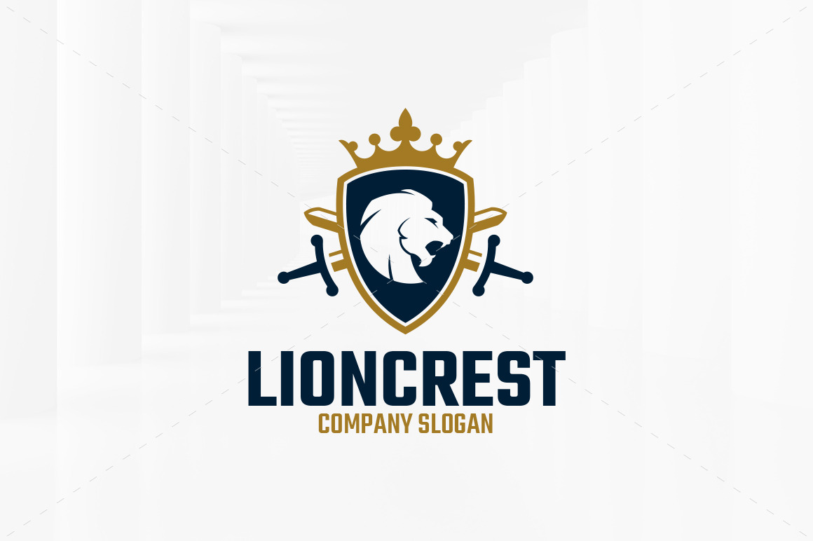 Lion Crest Logo Template, a Branding & Logo Template by LOGOMAGINE ...