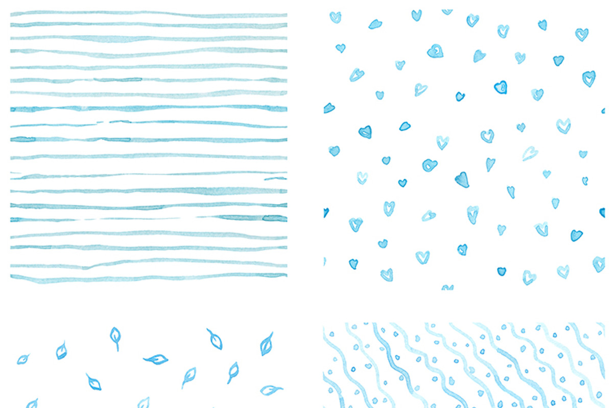 Seamless Digital Watercolor Paper, a Pattern Graphic by AqwaColor