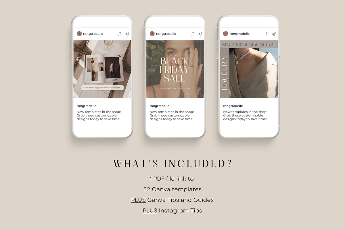 Jewelry Instagram Post, a Social Media Template by ShopRShop