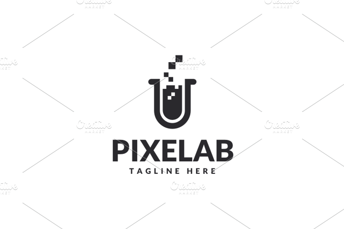 Pixel Lab Logo, a Branding & Logo Template by yopie