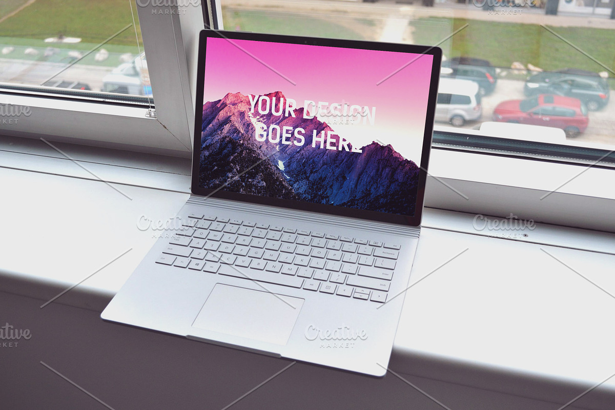 Microsoft Surface Book Mock-up Pack, a Books & Magazine Mockup by vraiana