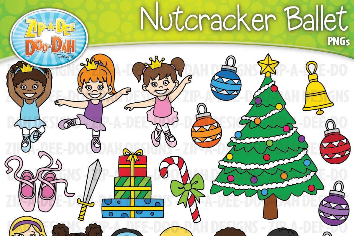 Nutcracker Ballet Clipart Set, a Graphic by Zip-A-Dee-Doo-Dah Designs ...