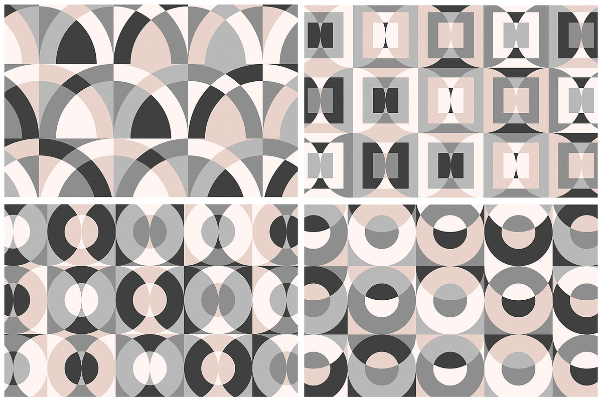 Geometric Play Patterns + Tiles, a Pattern Graphic by Youandigraphics