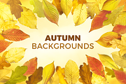 8 Colorful Autumn Backgrounds 50%off, a Background Graphic by Mint Pixels