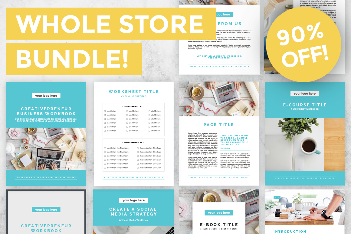 90% OFF - Whole Store Bundle, a Templates & Theme by Boss Toolkits