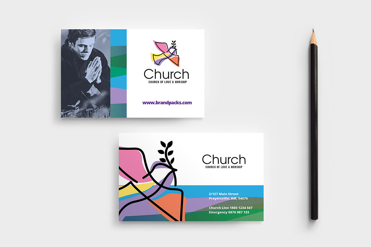 Modern Church Templates Pack, a Flyer Template by BrandPacks