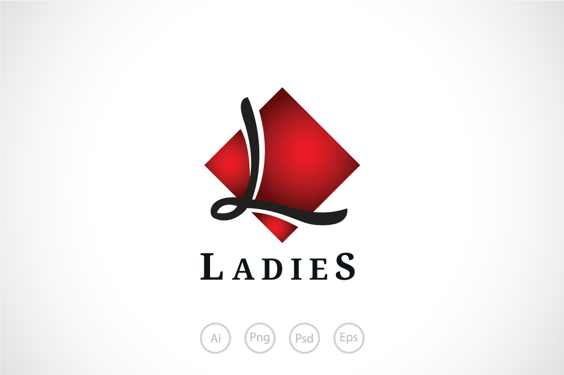 Ladies Red Logo Template, a Branding & Logo Template by Heavtryq Design
