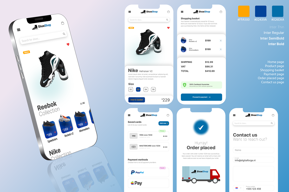 E-commerce app template