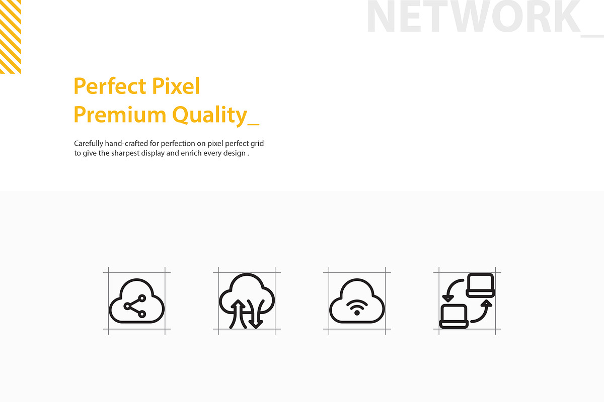 Network Full Pack Icon Set, an Outline Icon by kerismaker | Creative Market
