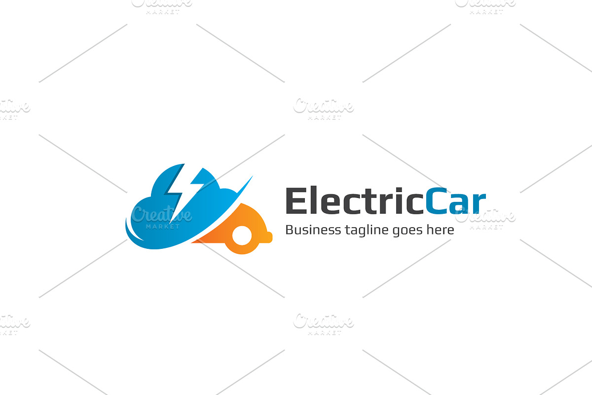 Electric Car Logo, a Branding & Logo Template by XpertgraphicD